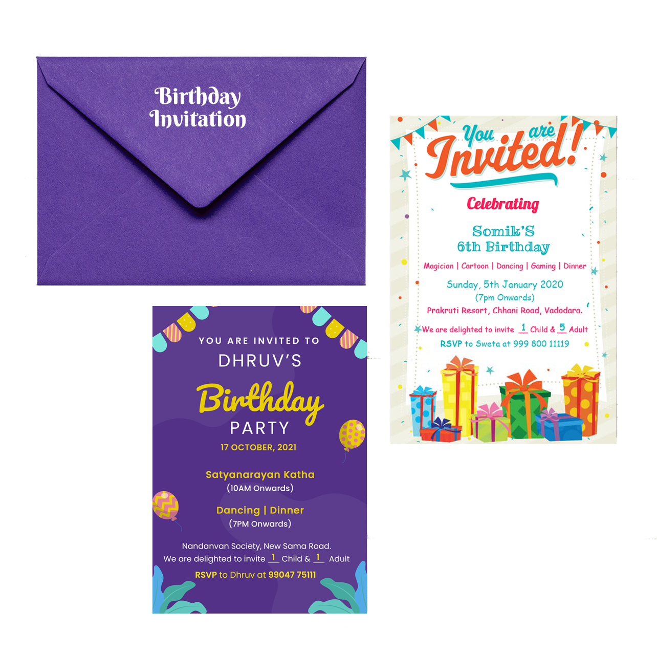 Invitation Cards Designing Services in Vadodara | Mysphere Infotech